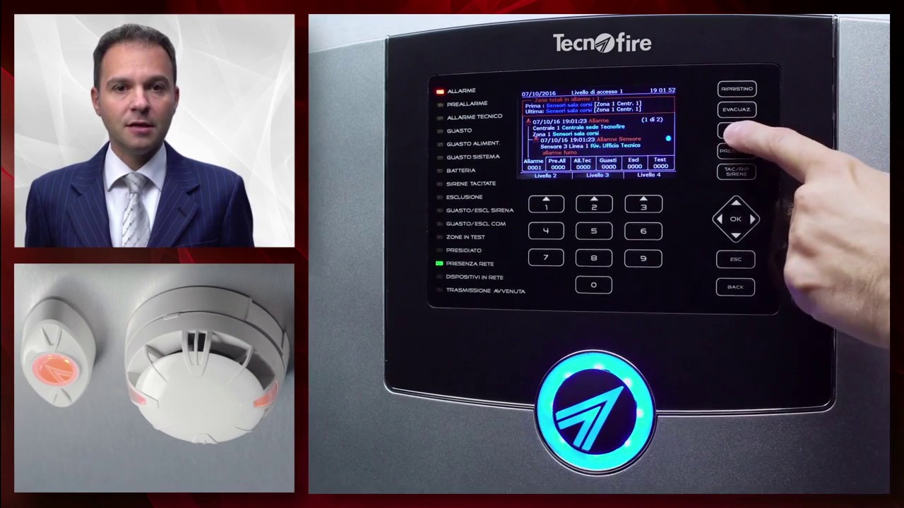 TECNOFIRE - Tutorial Approfondimento Centrali - YouTube