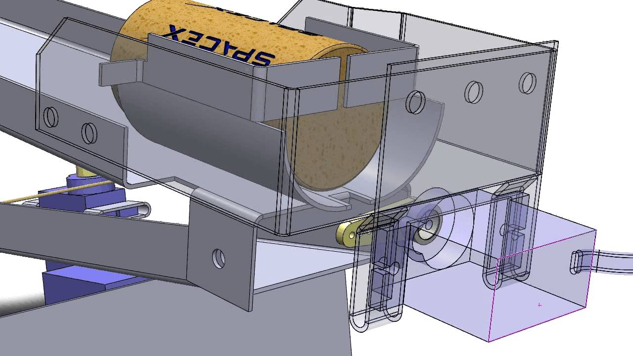 Solid Works Model Of The Launcher 2015 - YouTube