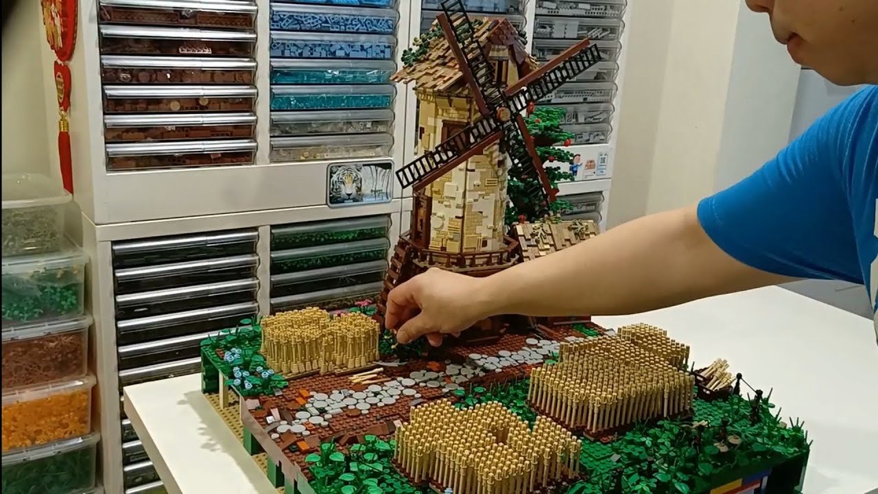 MOC set up - LEGO Castle, Medieval Windmill 🌾🌾 - YouTube