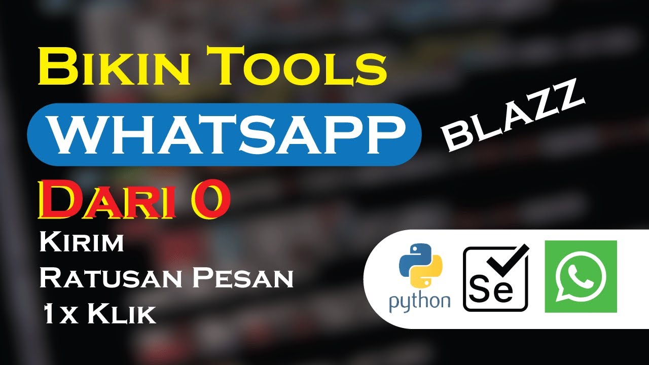 Tutorial Membuat Whatsapp Bot - Kirim Pesan Whatsapp Secara Masal - YouTube