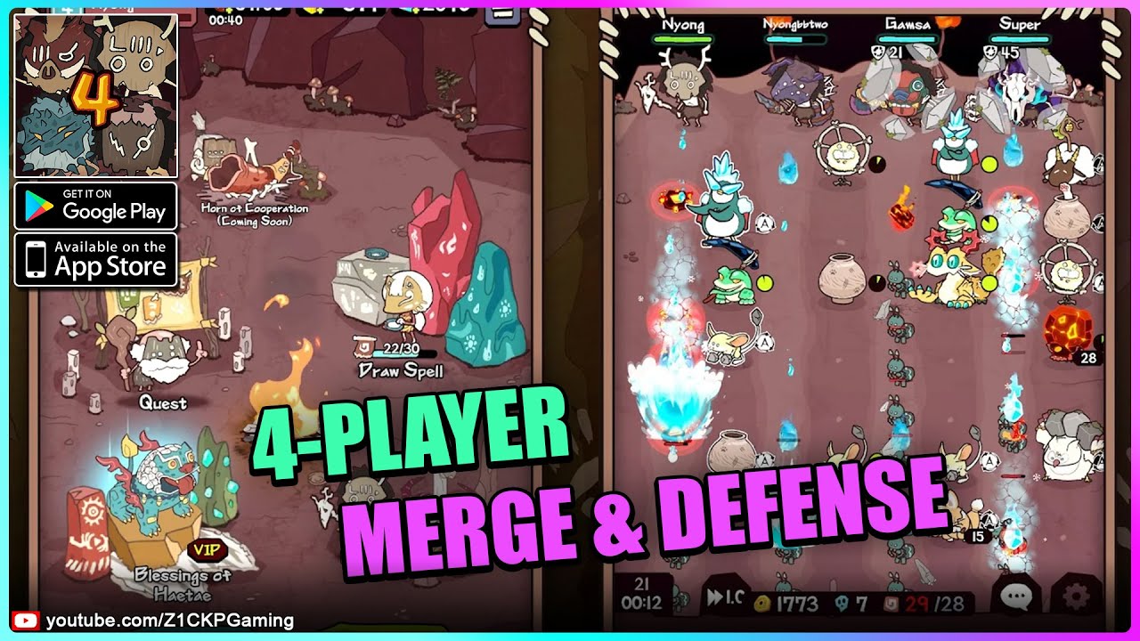 FRESH & ADDICTIVE CO-OP DEFENSE GAME - Epic Shaman Battle: 4P Defense ...