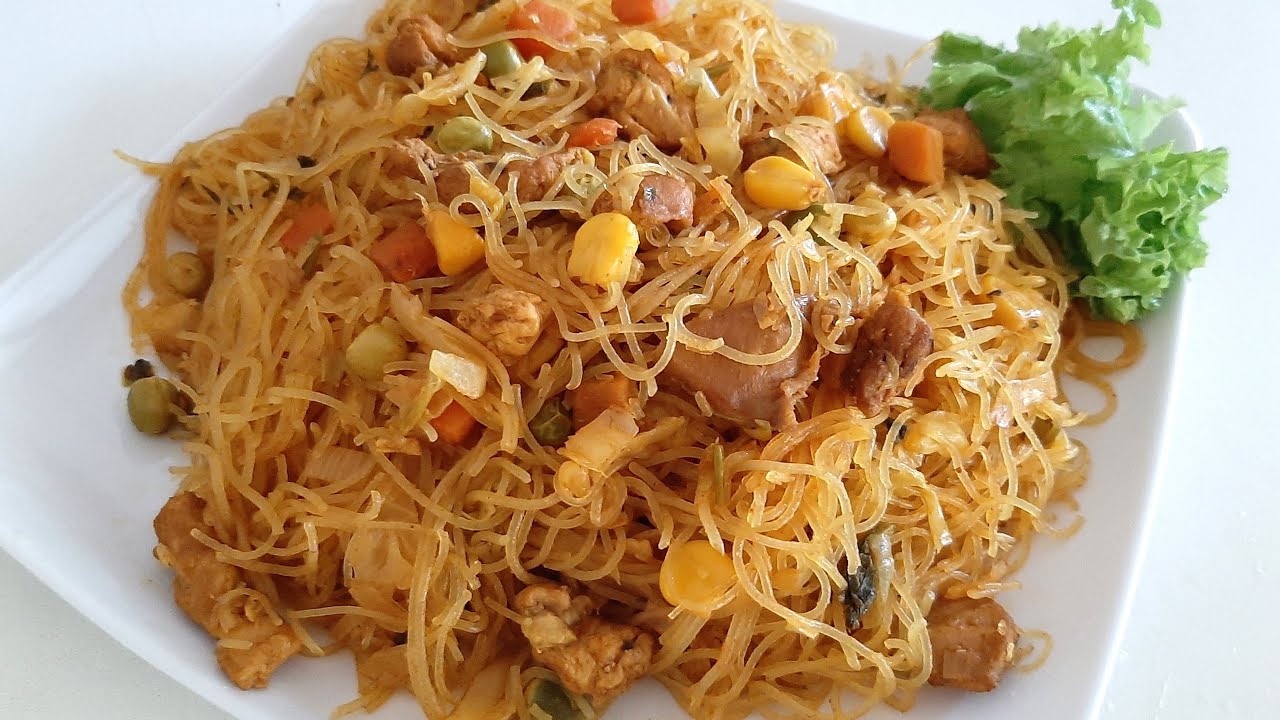 Bihun Recipe! Singapore Fried Bee Hoon Recipe! Fried Bee Hoon Chinese ...