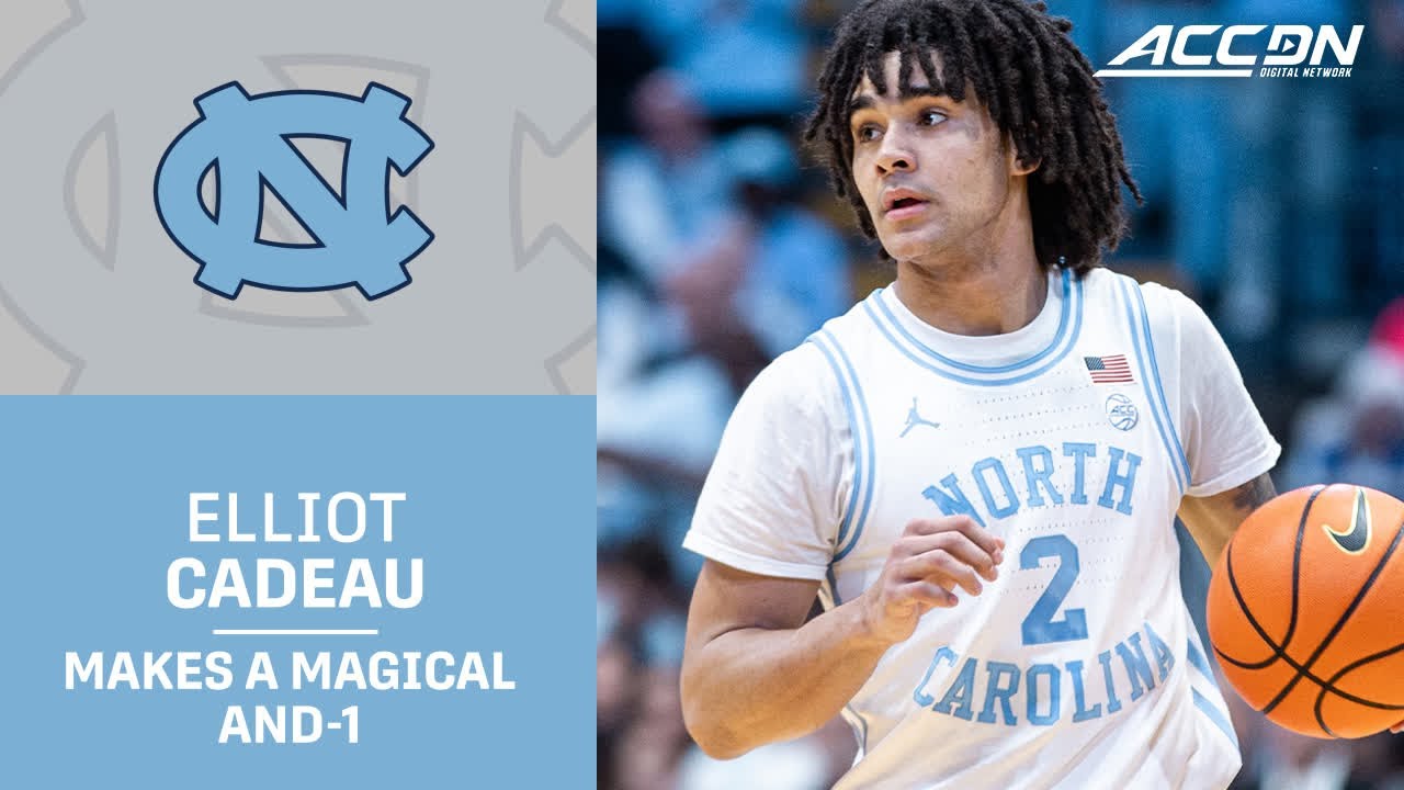 North Carolina's Elliot Cadeau Gets A Magical And-1 - YouTube