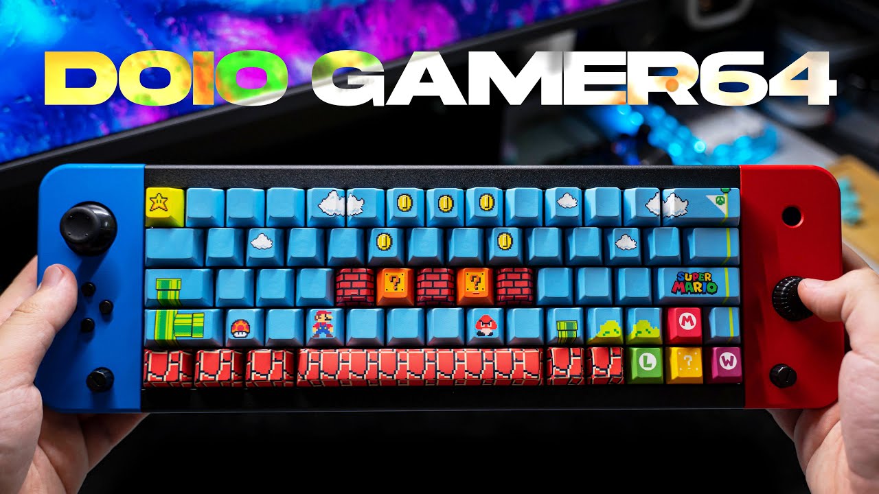 DOIO Gamer64 Console Keyboard - Teardown Build & Sound Test - YouTube