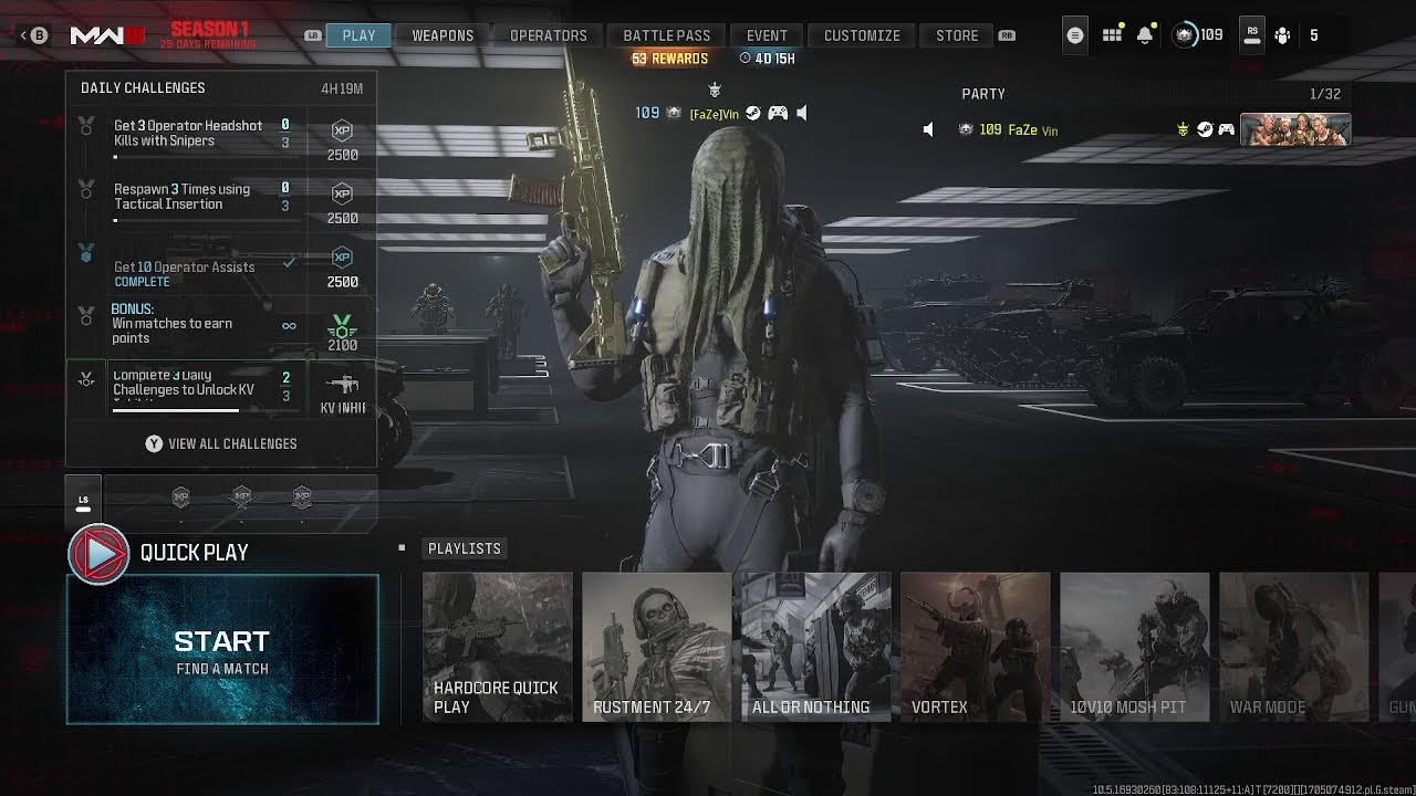 🔴 LIVE 24/7 - MW3 MULTIPLAYER LIVE STREAM - CALL OF DUTY MODERN WARFARE ...