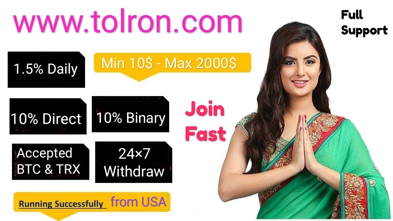 Tolron Token Today Withdrawal - YouTube
