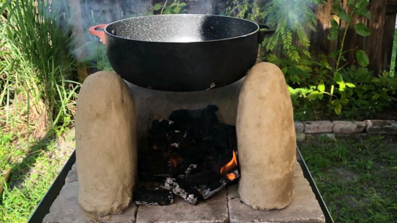 Testing out my New Clay Chulha / Clay Fireside - YouTube