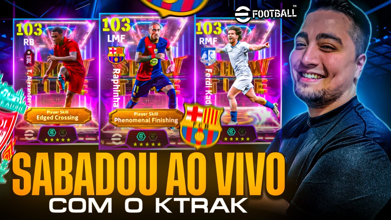 🟢 AO VIVO - EFOOTBALL 2025 / SABADOU AO VIVO COM O KTRAK! 🟢 !pix !zap ...