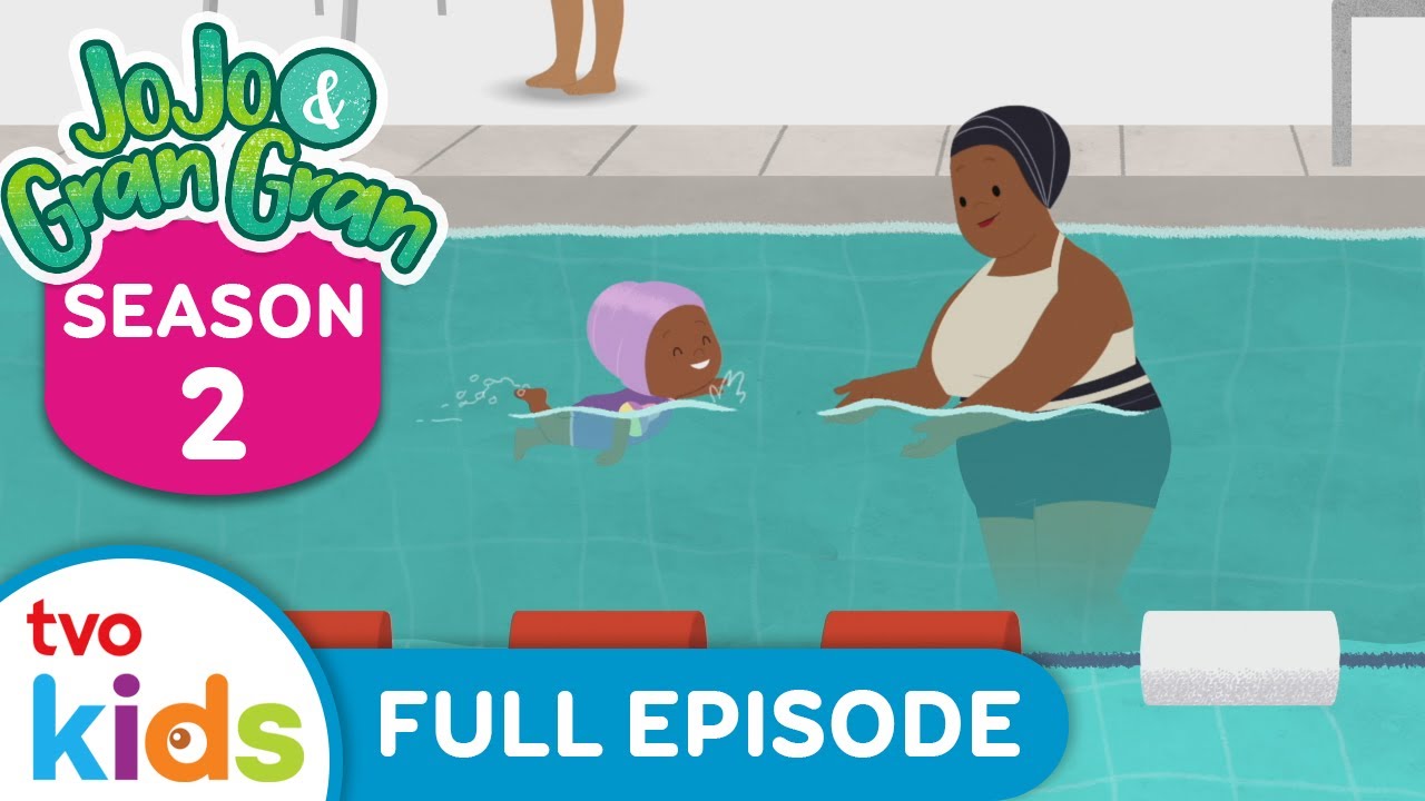 JOJO & GRAN GRAN 👧🏿👵🏿 It's Time To Go Swimming 🏊‍♀️NEW Season 2 FULL ...