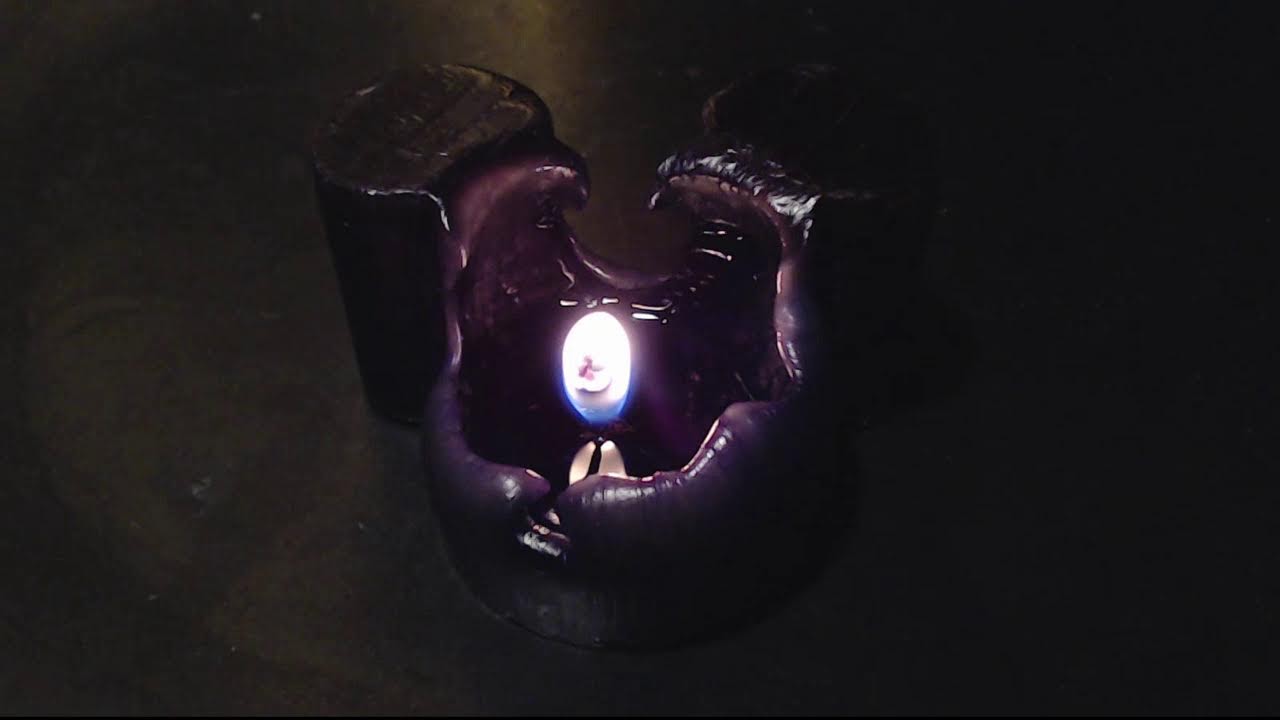 Random Candle Burning - Mickey Mouse Ears - YouTube