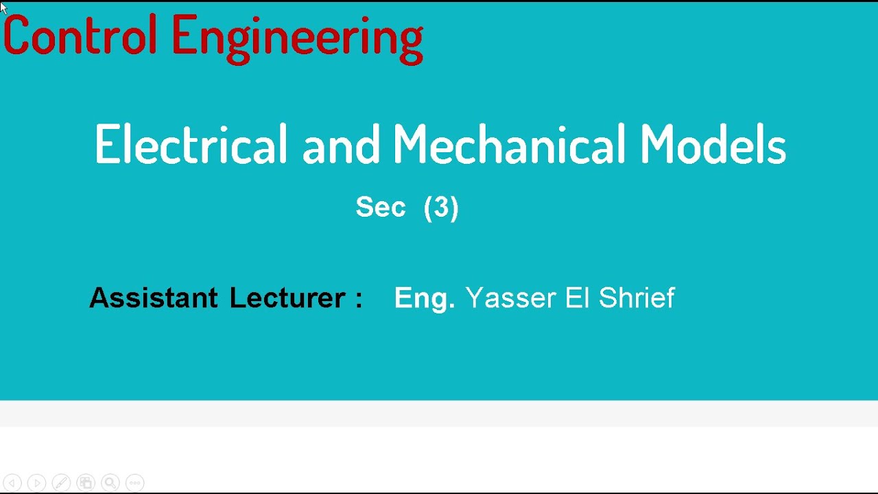 3 - Electrical and Mechanical models - YouTube