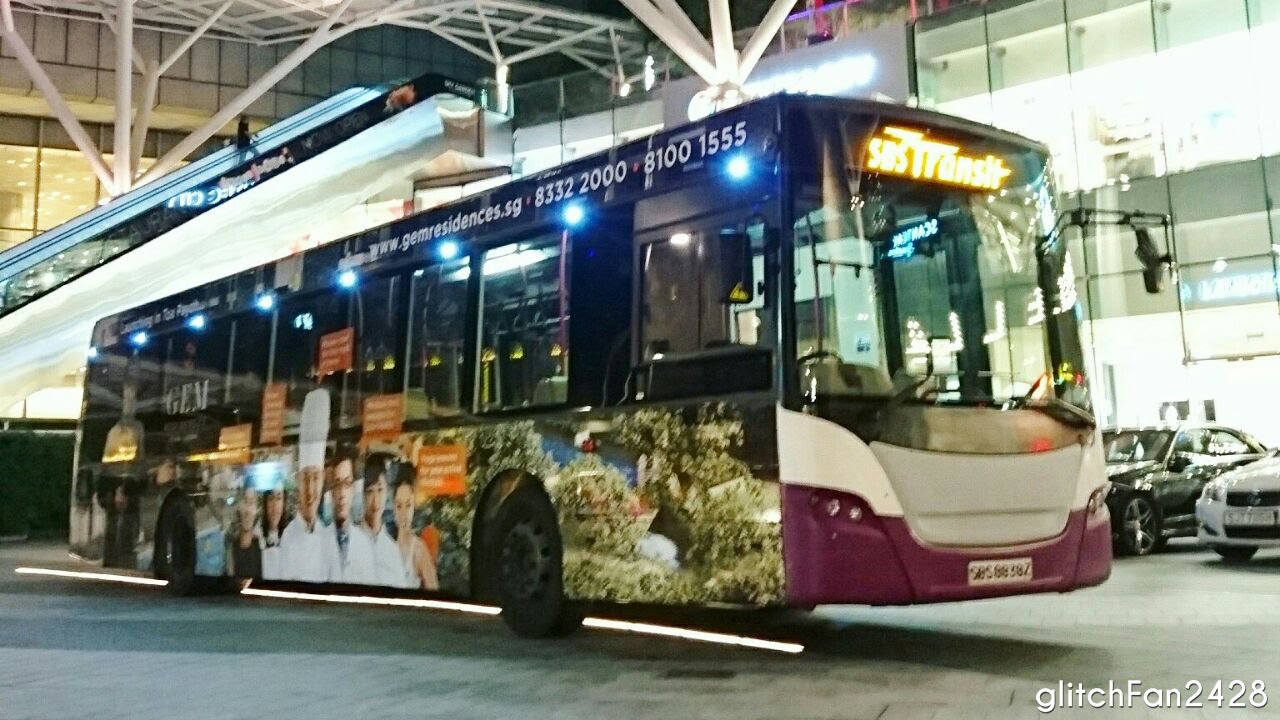 [SBST] LED Lights - SBS8838Z Start Up and Depart Suntec City - Scania ...