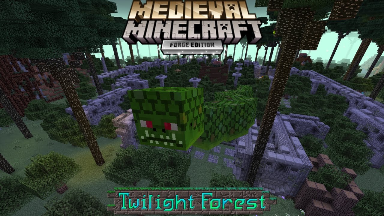 Medieval Minecraft Ep. 13 - Twilight Forest Naga Boss - YouTube
