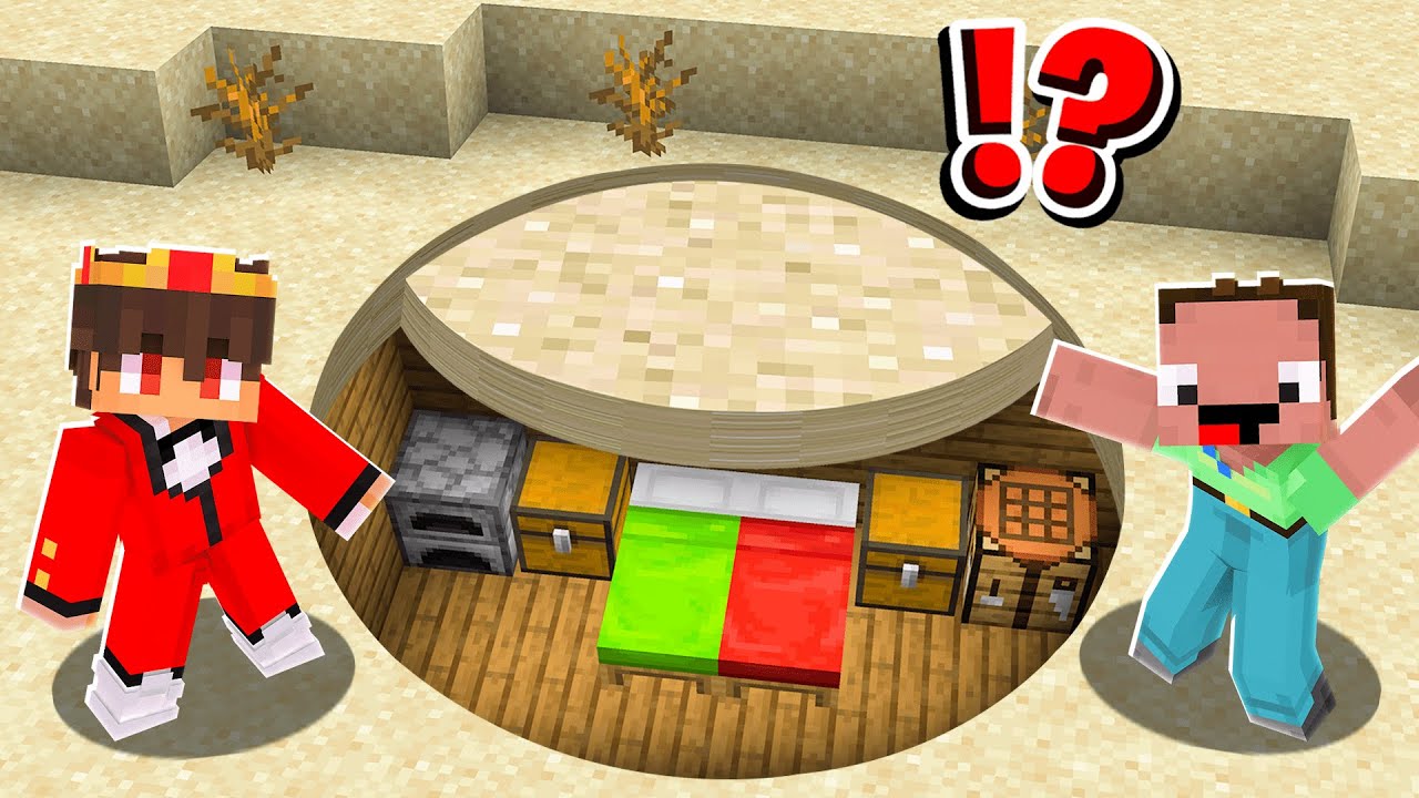 Semlaki and Billy Finden GEHEIME RUNDE SAND BASIS in Minecraft! - YouTube