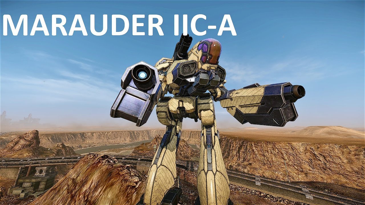 Christmas gift. Marauder IIC-A. MechWarrior Online (MWO). - YouTube