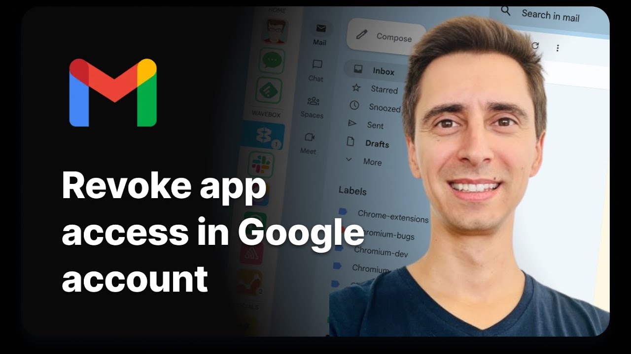 How to revoke application access in a Google account - YouTube