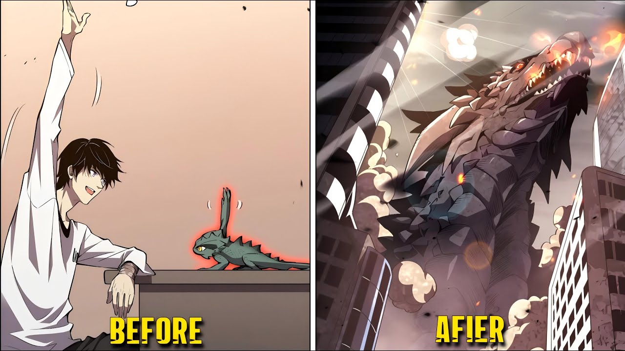 "Bitten by a Lizard, He Links with It and Grows Stronger as It Devours ...