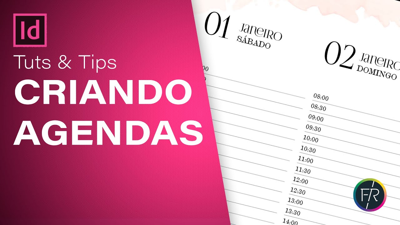 Como produzir Agendas com o Adobe InDesign - YouTube