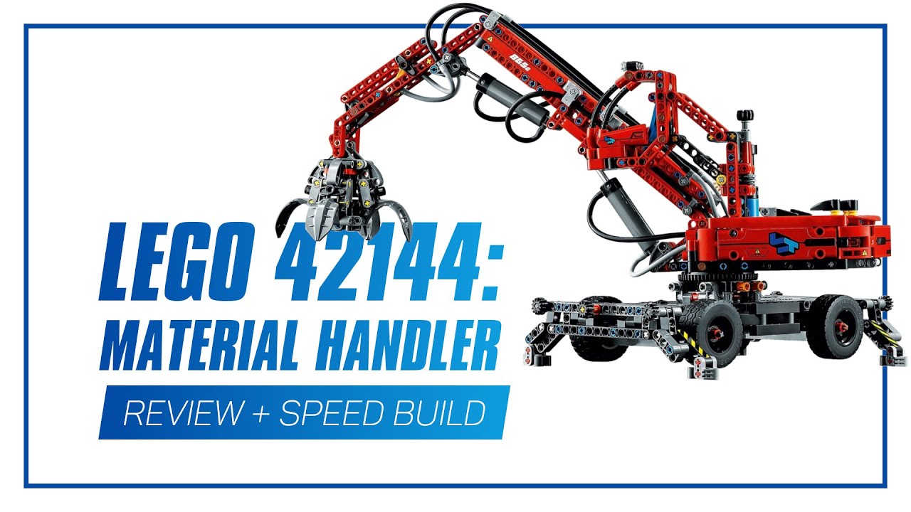 LEGO 42144: Material Handler - HANDS-ON REVIEW - YouTube
