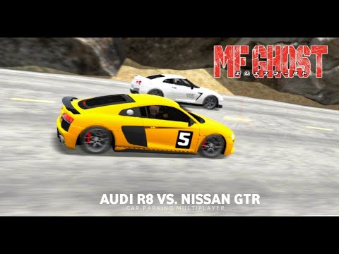 MF Ghost Audi R8 VS. Nissan GT-R - YouTube
