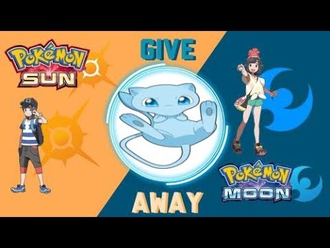 Shiny Mew Event Giveaway- Pokemon Sun And Moon Giveaway - YouTube