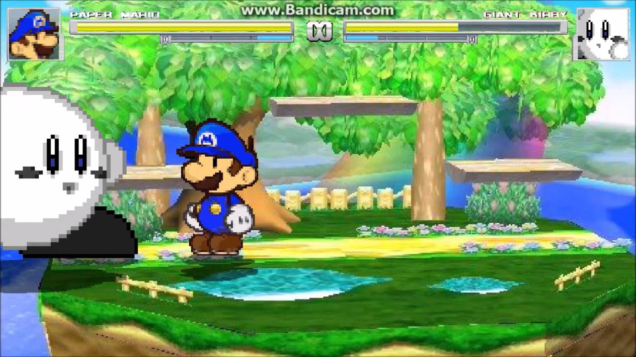 M.U.G.E.N Paper Mario Arcade Mode run - YouTube