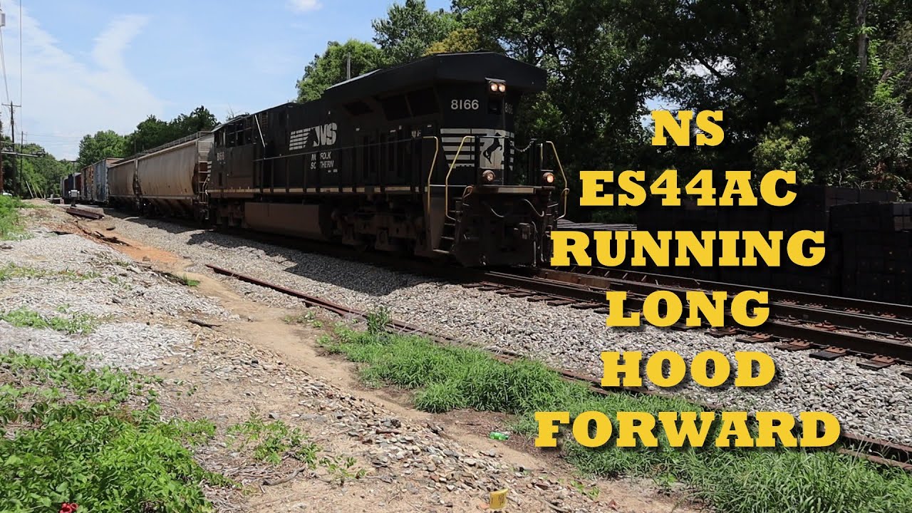 S02E158 NS ES44AC Running Long Hood Forward (Norfolk Southern, Dash 9 ...