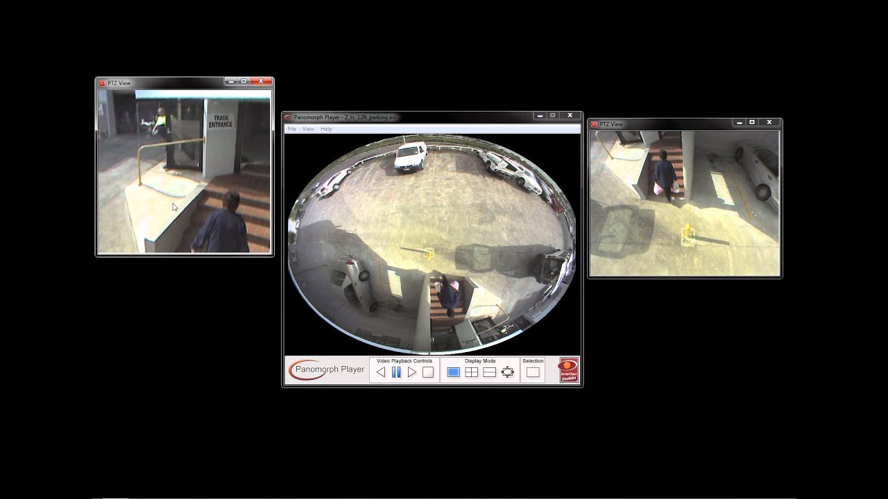 360° Surveillance Video with Panomorph Player - Exterior Building ...