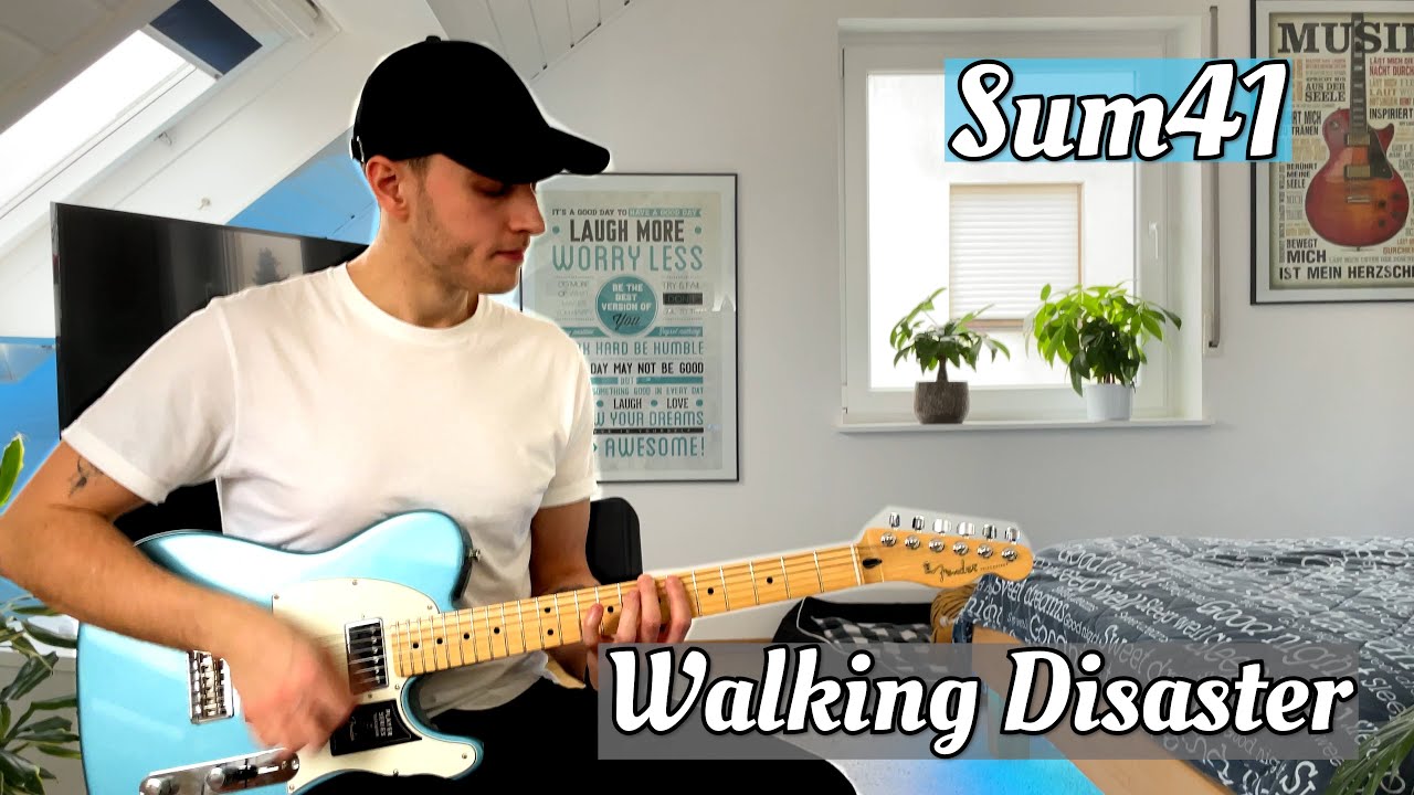 Sum41 - Walking Disaster Guitar Cover - YouTube