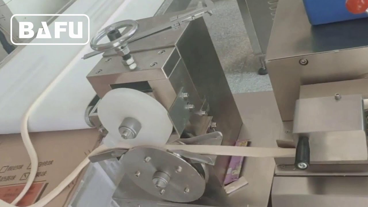 chewing gum packaging machine,bubble gum packing machine, cut and flow ...