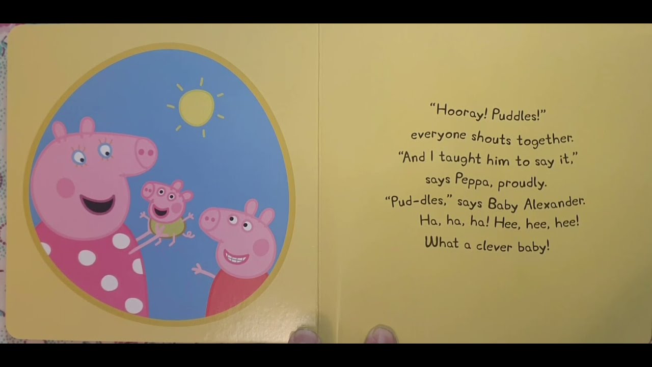 Peppa Pig: Baby Alexander - Read Aloud - YouTube