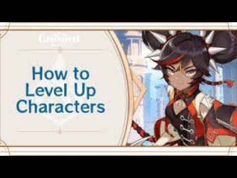 how to level up characters in genshin impact - YouTube
