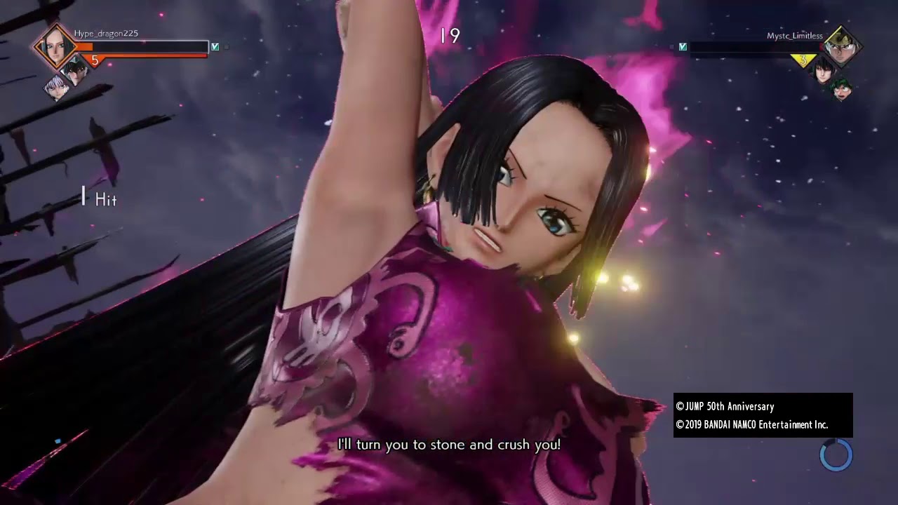 The Thicc Snake Princess Boa Hancock - jump force online Gameplay - YouTube
