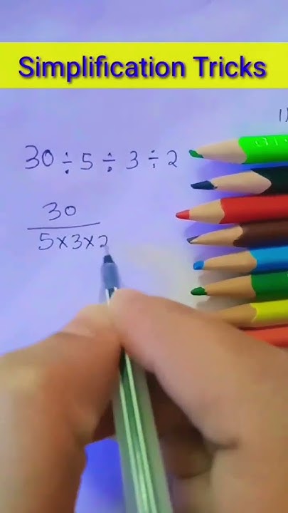 Simplification short tricks||Maths Tricks #maths #shorts - YouTube