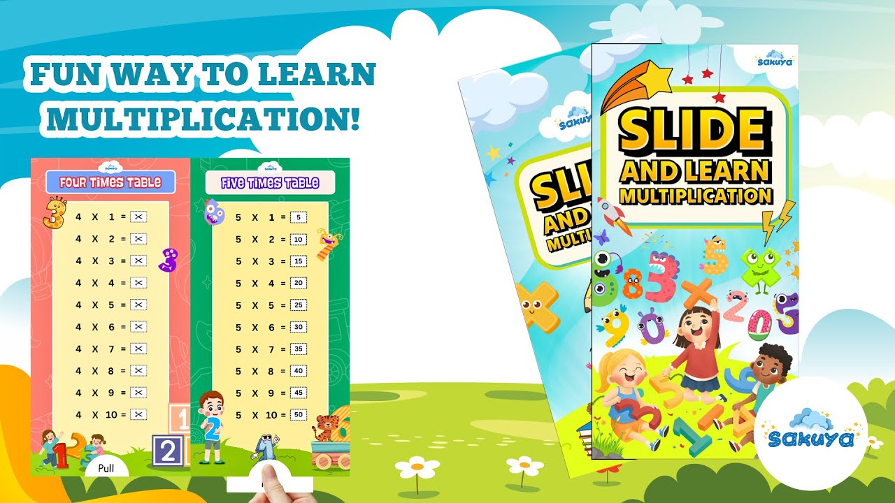 Fun Way to Learn Multiplication | Slide & Learn Activity for Kids ...