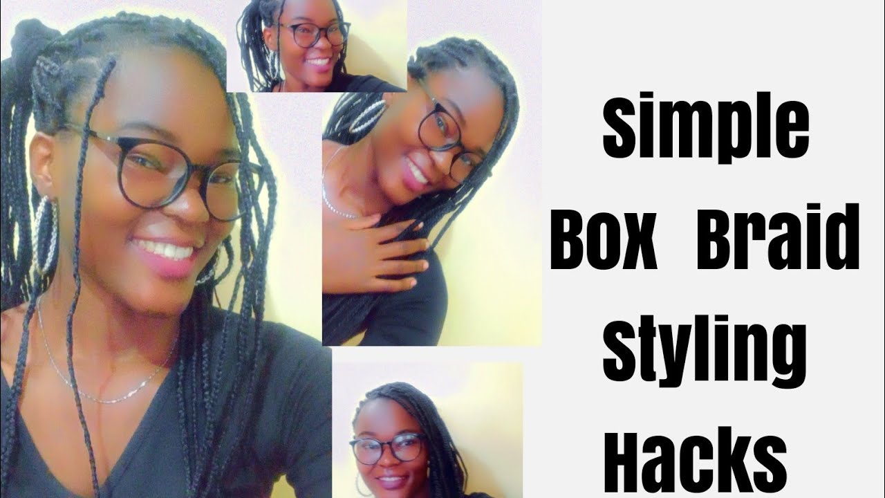 SIMPLE WAYS TO STYLE LONG BOX BRAID FOR 2023// EASY, TIME SAVING AND ...