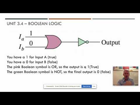 Discrete Math - Unit 3.4 - Boolean Logic - YouTube