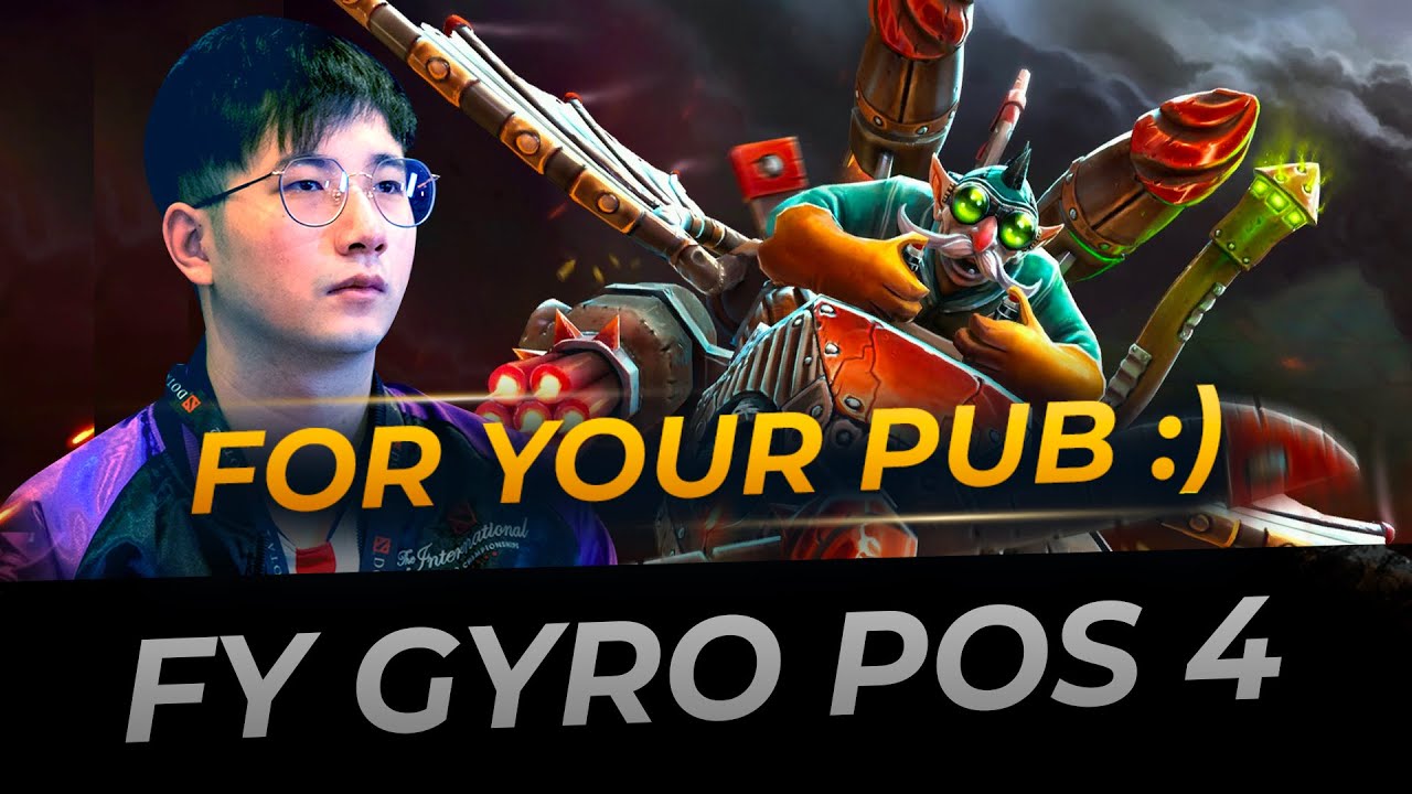 fy plays Gyrocopter Support | Full Gameplay Dota 2 Replay - YouTube