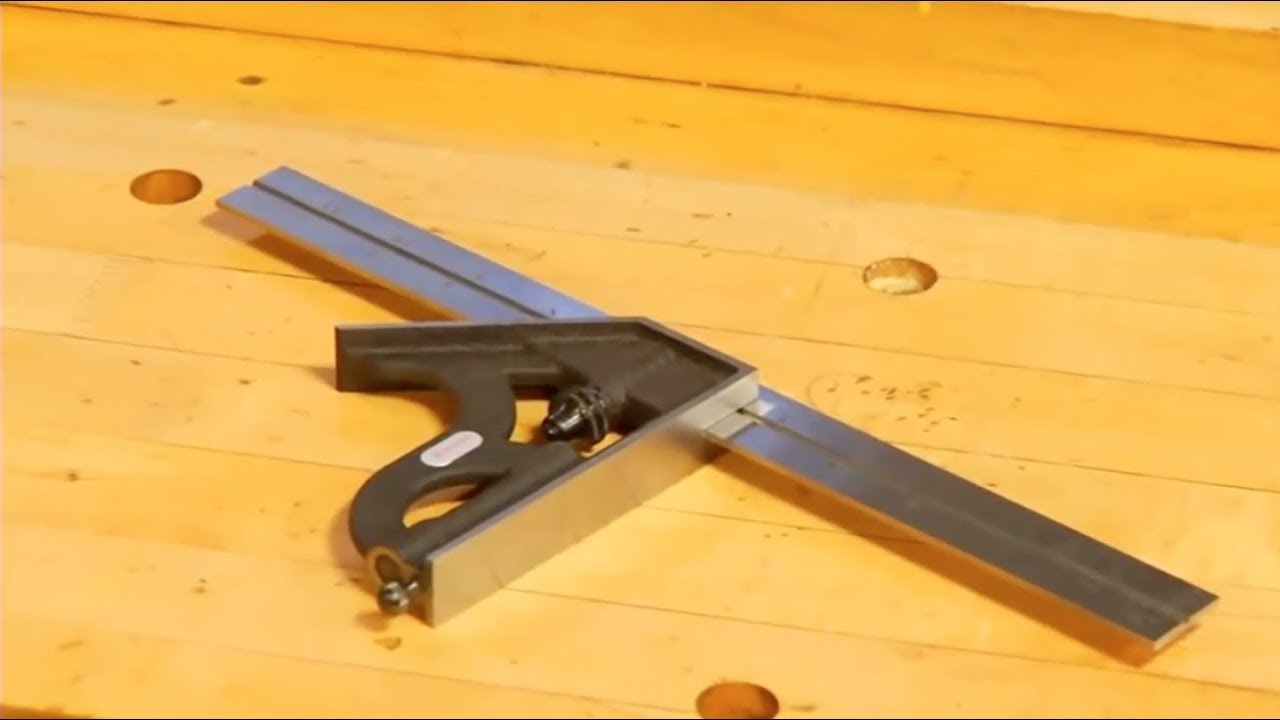 Tips & Tricks for the Starett 11H-12-4R Combination Square - YouTube