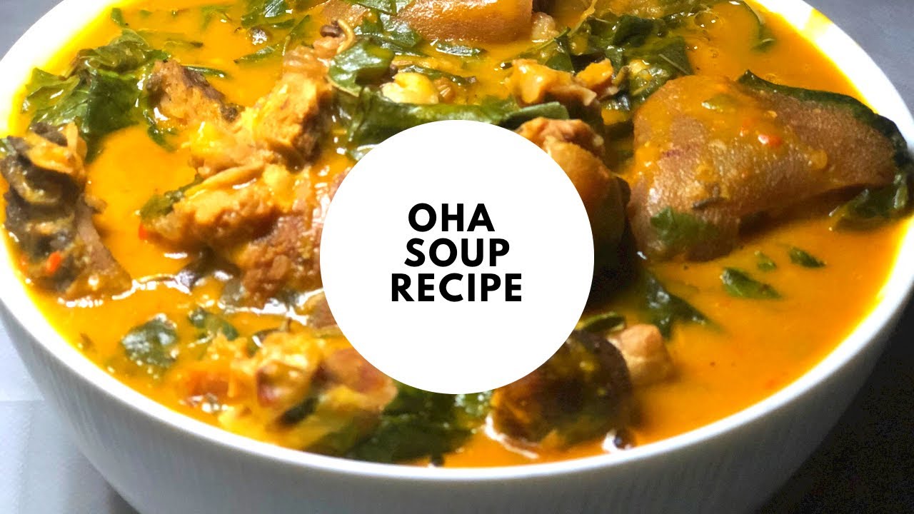 HOW TO COOK OHA SOUP || OFE OHA ||OHA SOUP RECIPE - YouTube
