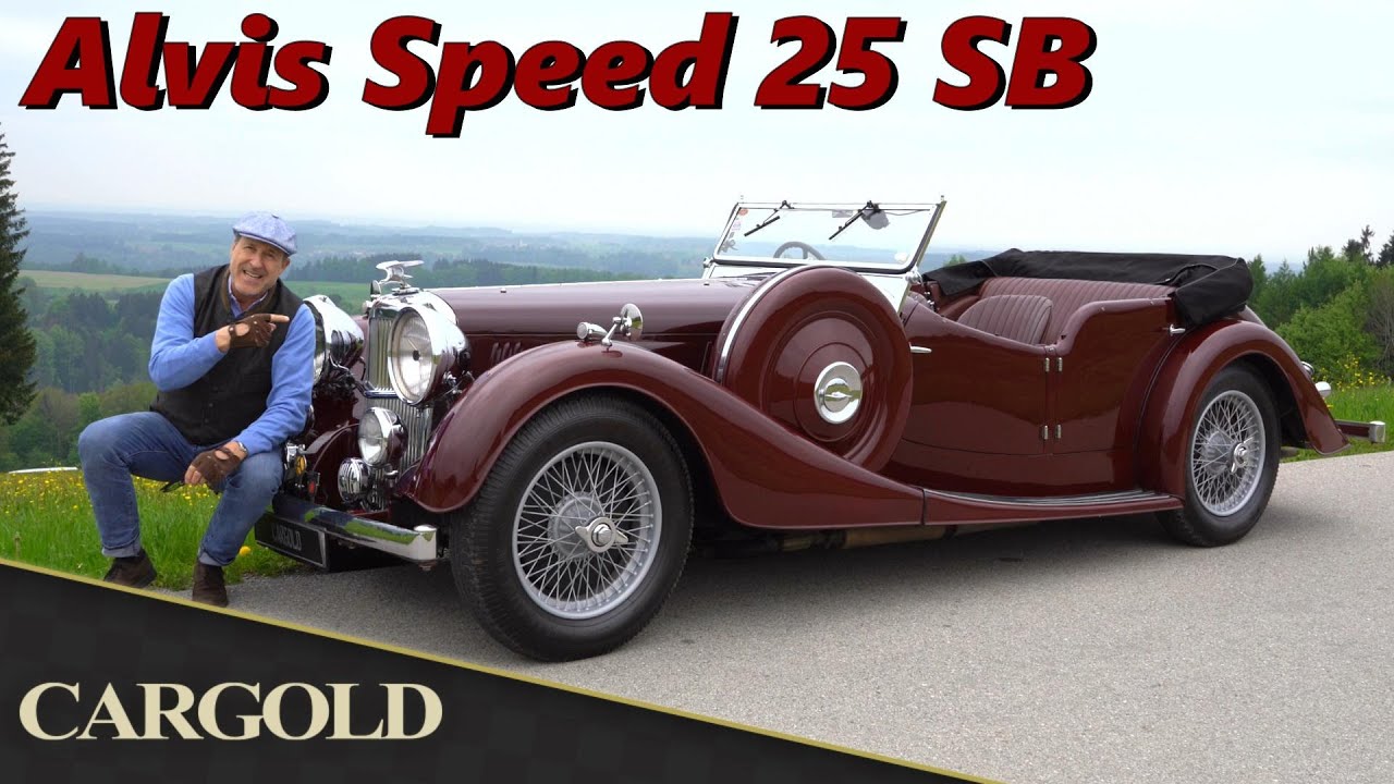 Alvis Speed 25 SB, 1938, wunderschöner Engländer mit Power und moderner ...