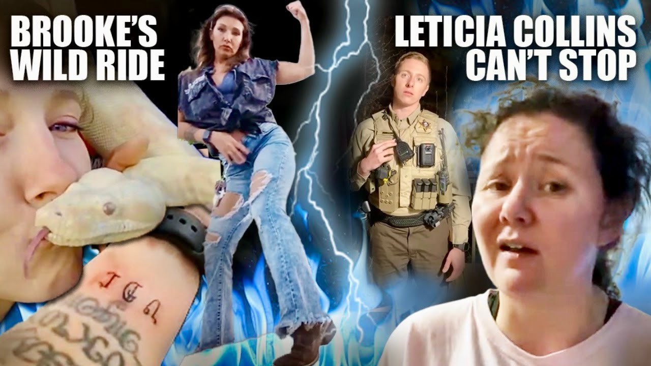 Leticia Collins & Brooke's Wild Weekend: Cops, Snakes and Tattoos ...