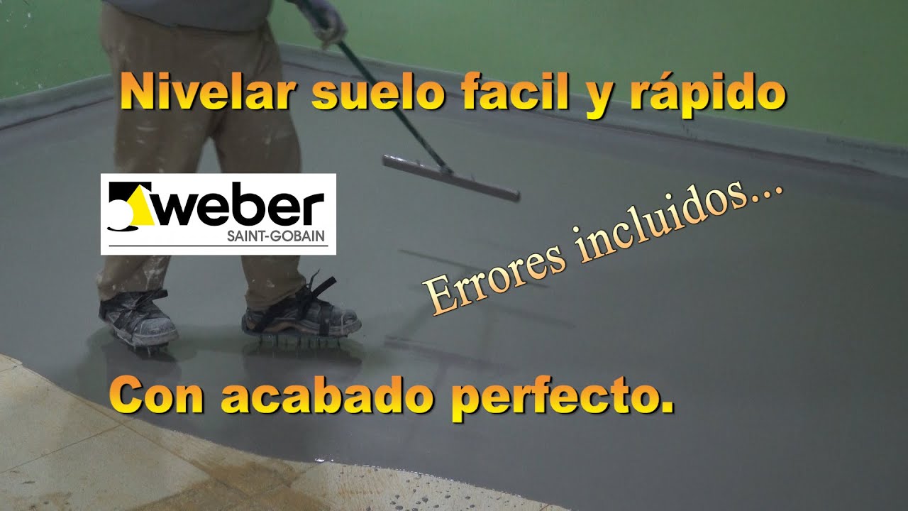 Mortero Autonivelante Weber Floor Top. Un acabado profesional de manera ...