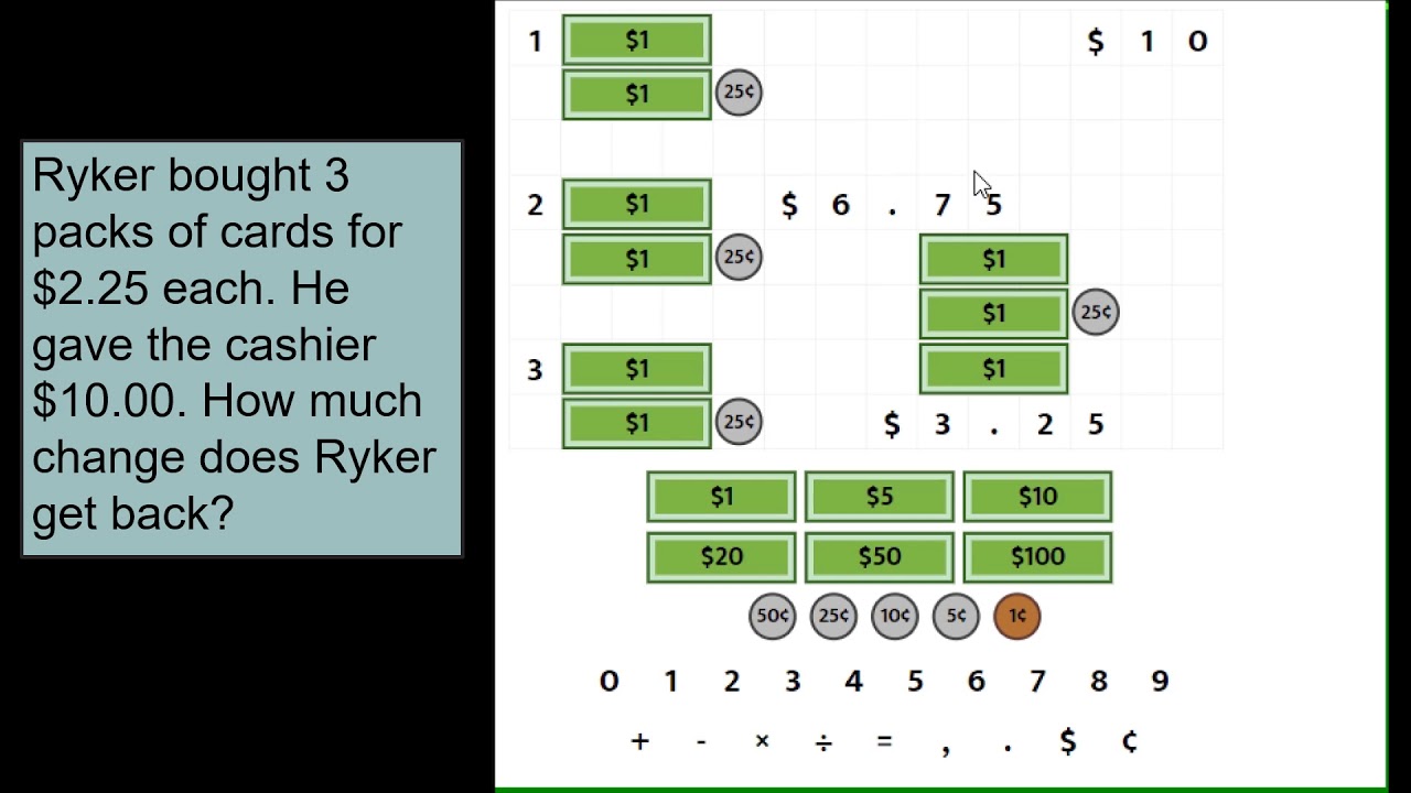 Money Word Problems - 4th Grade - YouTube