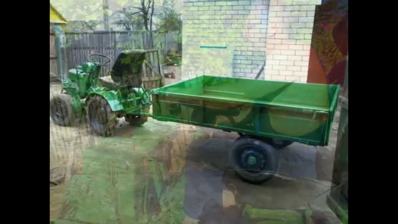самодельный мини- трактор !!!!!!!. Homemade mini tractor. - YouTube