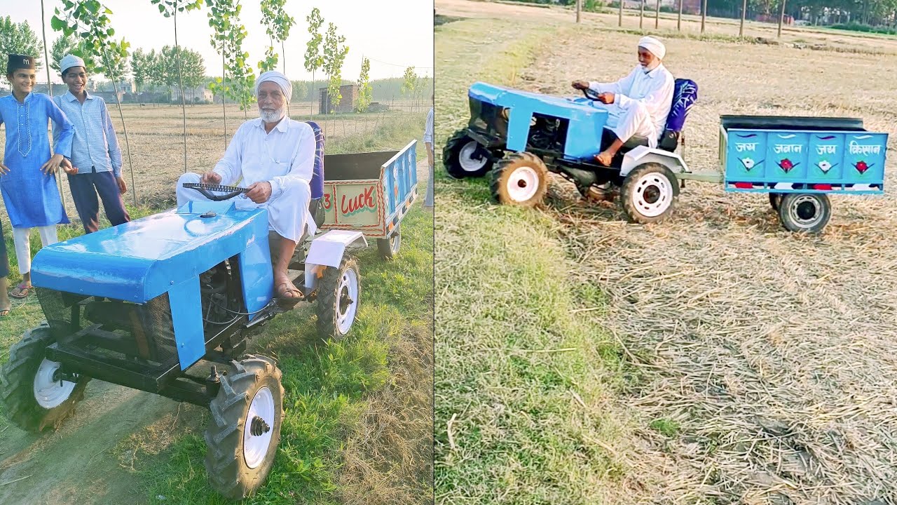 mini tractor testing baba @indian tractor - YouTube