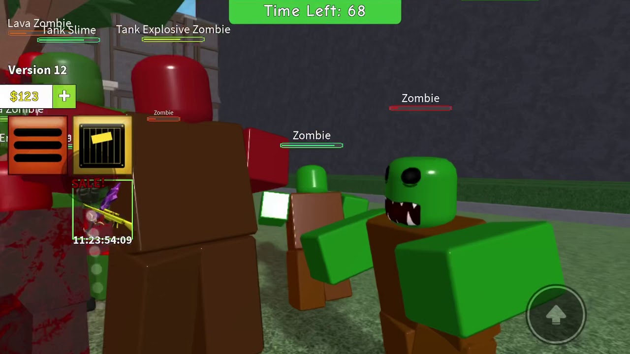 Zombie attack ROBLOX gameplay let’s play😃 w/music - YouTube