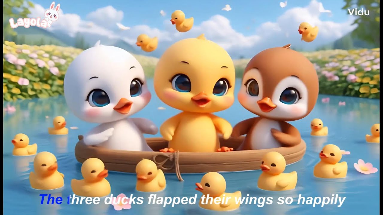 The Adventure of the 3 Little Ducks | Exciting children's music | Children's entertainment ...