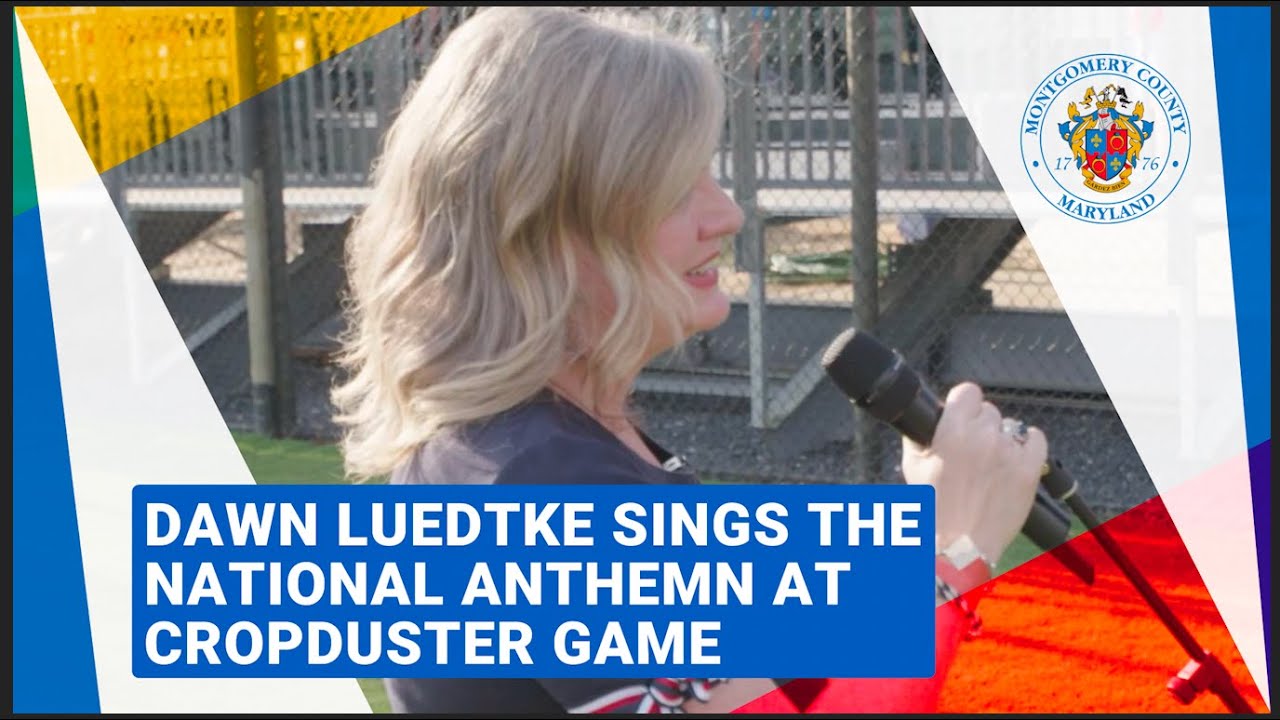 Dawn Luedtke Sings Anthemn at Cropdusters - YouTube