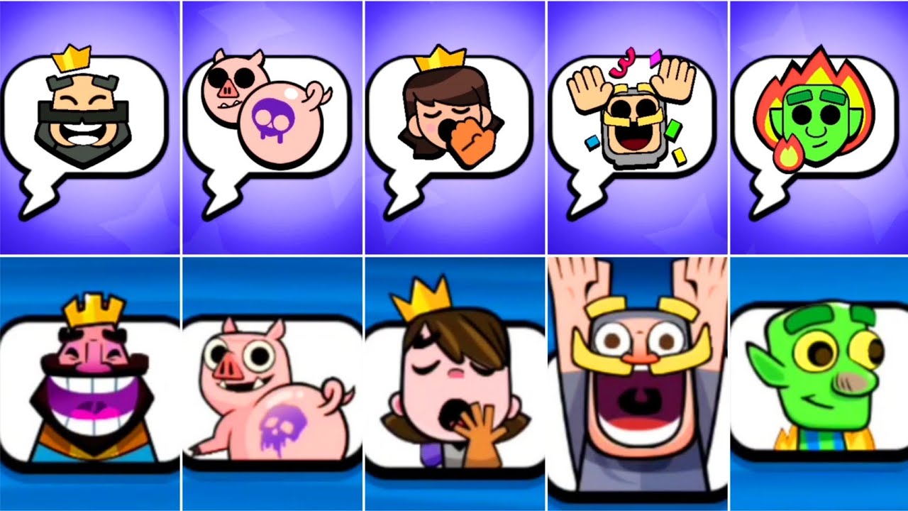 Clash Royale Emotes in Brawl Stars!!!..🔥 - YouTube